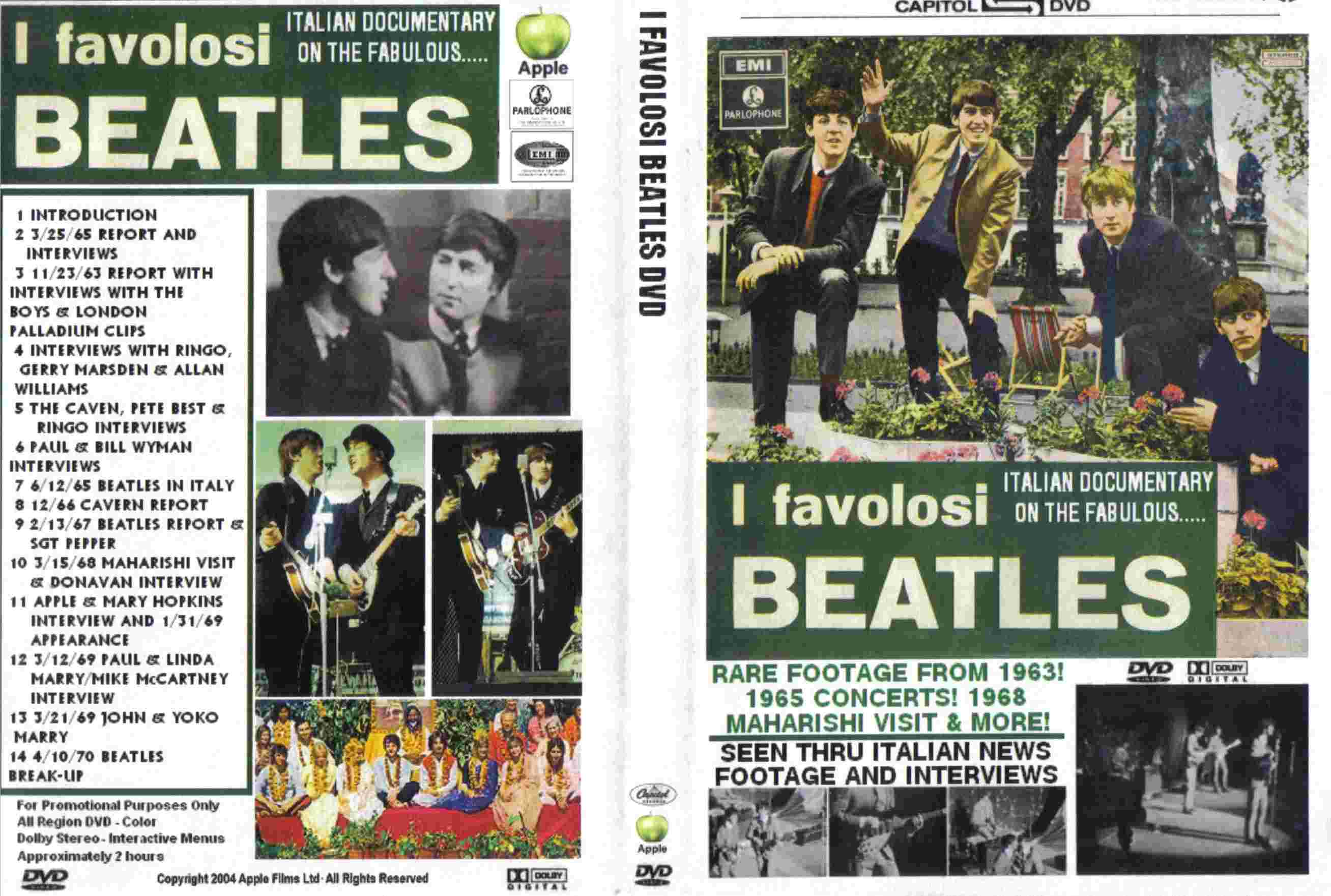 The Beatles I Favolosi : Front | DVD Covers | Cover Century | Over 1. ...